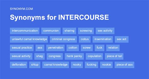 Another Word For Intercourse Synonyms And Antonyms
