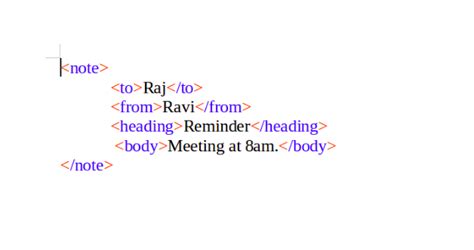 Xml Basics Geeksforgeeks