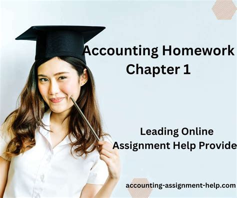 Accounting Homework Chapter 1 Accounting Assignment Help Online