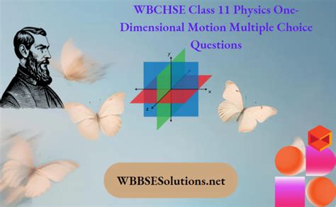 Wbchse Class 11 Physics One Dimensional Motion Multiple Choice