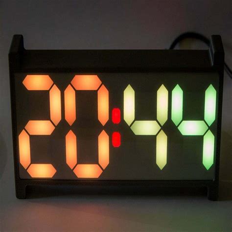 Free Stl File Retro 7 Segment Clock Te Tiny Edition 🕰️ ・3d Print Design To Download・cults