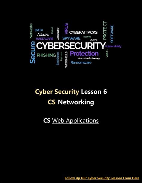 Cyber Security Web Applications Cs Lesson 6 Pdf Connect 4 Techs