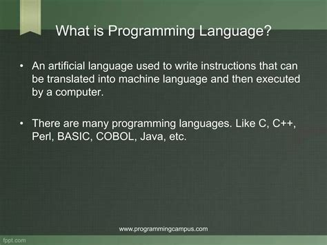 Introduction To C Programming Ppt