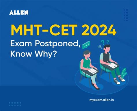 MHT CET Exam Postponed Know Why My Exam EduBlog Of ALLEN Career Institute ALLEN Blog