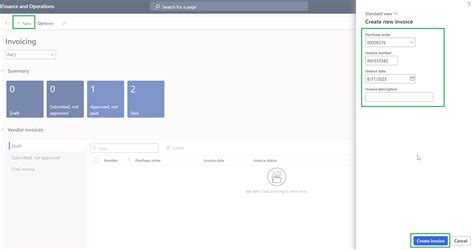 How Does Vendor Collaboration Module In D365 Fo Empower An External Vendor To Create A Pending