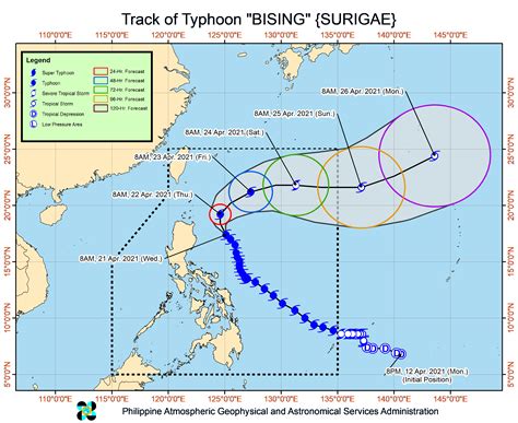 Bagyong Bising Bumagal Habang Patungong Hilagang Bahagi Ng Bansa Dziq