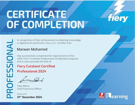 Marwan Mohamed On Linkedin Im Happy To Share That Ive Obtained A New Certification 2024 Fiery®