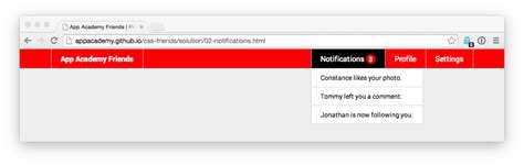 Github Appacademy Practice For Ch Html Css Css Friends