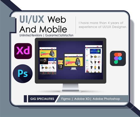 Create Ui Ux Design On Psd Adobe Xd And Figma By Mshahab Fiverr
