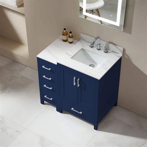 Liviza Vanity Cabinet Set With Rectengular Undermount Sink