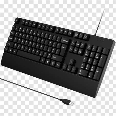 Computer Keyboard Laptop Mouse USB Gaming Keypad Space Bar Cable Washing Transparent PNG