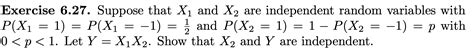 Solved Exercise 6 27 Suppose That X1 And X2 Are Independent Chegg Com