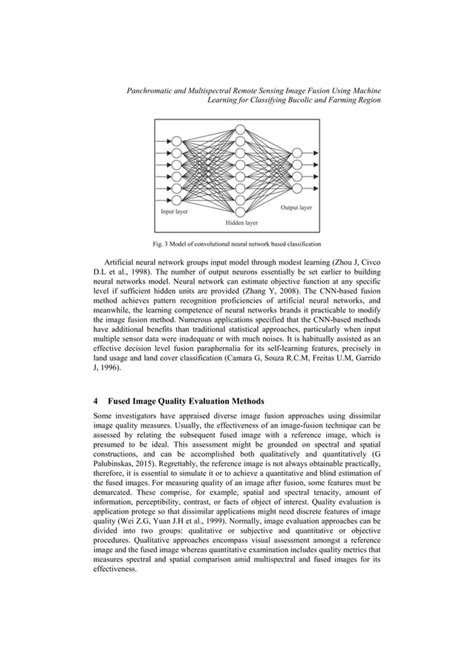 Panchromatic And Multispectral Remote Sensing Image Fusion Using Machine Learning For