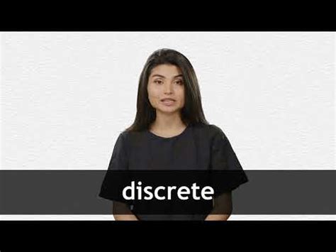 DISCRETE Definition And Meaning Collins English Dictionary