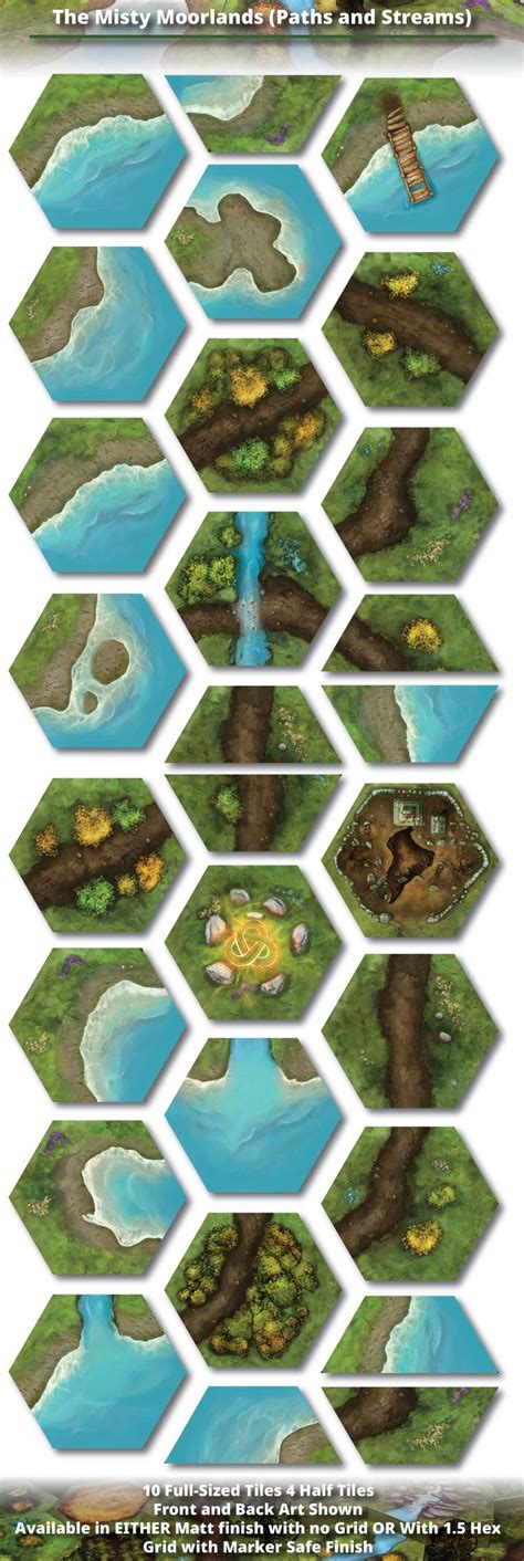 Terratiles Hexagon Terrain Tiles For Rpgs And Wargames By Ravenkeep