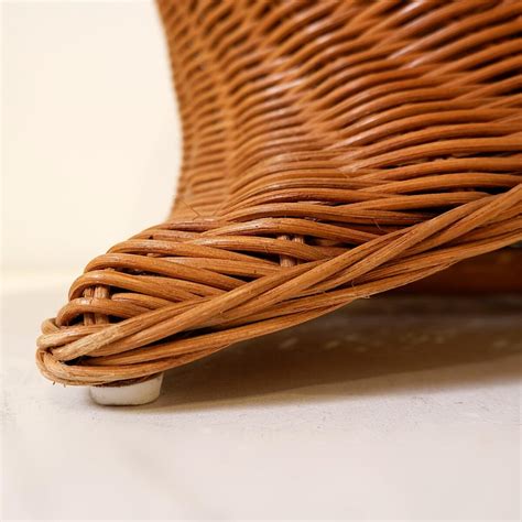 Vintage Wicker Lotus Meditation Chair 1980s At 1stdibs