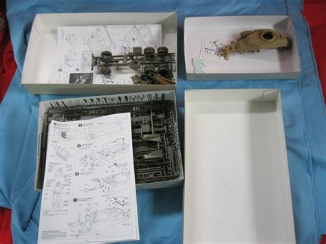 A Selection Of Tamiya Model Kit Boxes Some Containing Incomplete