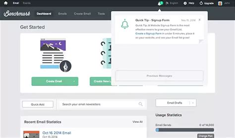 New Notification System Benchmark Email