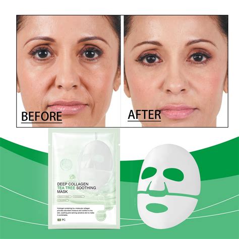 Deep Collagen Deep Collagen Teatree Soothing Overnight The Real Collagen 2 160 000ppb Facial
