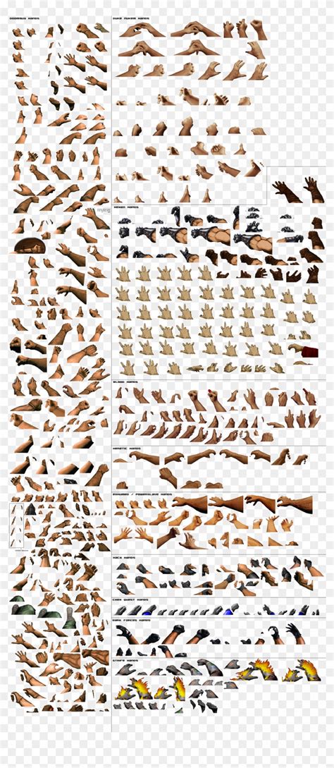 [sprites] Weapon Hand Templates Doom Weapon Sprites Hd Png Download 2000x4500 42125 Pinpng