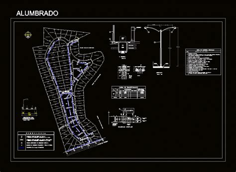 Public Lighting DWG Full Project For AutoCAD Designs CAD