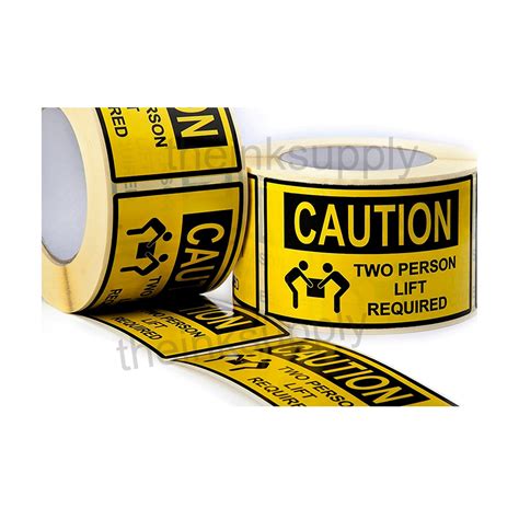 Buy Heavy Caution Sticker Label For Packaging