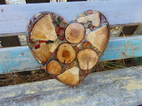 Rustic Wooden Heart Wood Heart Wooden Heart Decor Heart Etsy