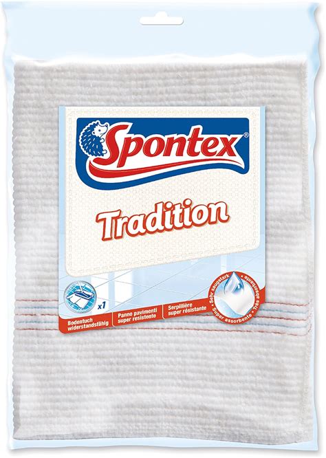 Spontex Traditional Classic Floor Cloth With High Cotton Content 50 X 60 Cm 1 Piece Blend