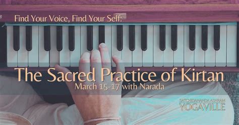 Find Your Voice Find Your Self The Sacred Practice Of Kirtan With