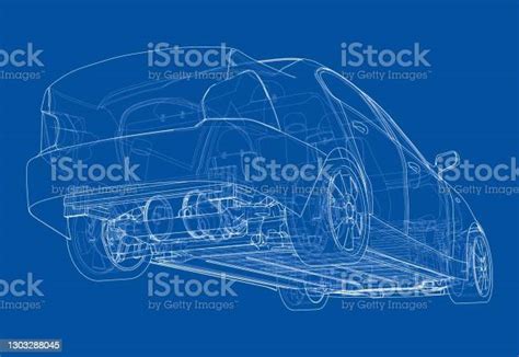 섀시와 전기 자동차 3d의 벡터 렌더링 차에 대한 스톡 벡터 아트 및 기타 이미지 차 0명 3차원 형태 Istock