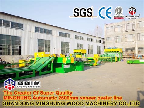 Timber Wood Processing Peeling Machine Shandong Minghung Wood