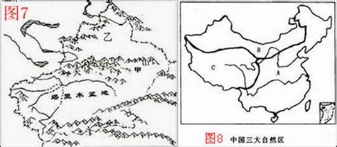 读我国甲乙两个地区图回答下列问题 1甲图是我国的 平原地区乙图是我国的 平原地区 2从土地利用方面比较甲乙两地完——青夏