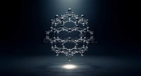 History Of Futuristic Molecular Structures Stock Illustration Illustration Of Background