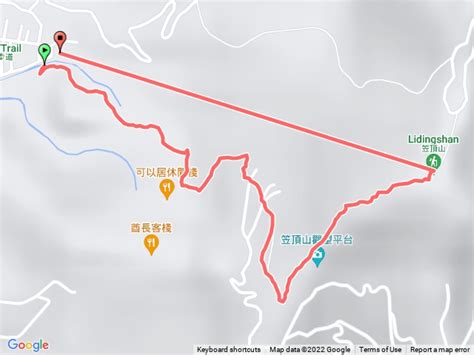 笠頂山20221218 健行筆記