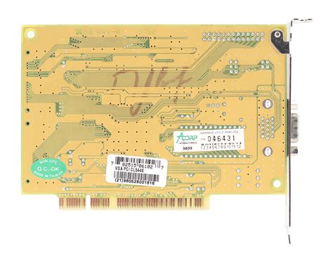 Videocard Virtual Museum Cirrus Logic Cl Gd5446bv Hc B Acorp Videocard Virtual Museum
