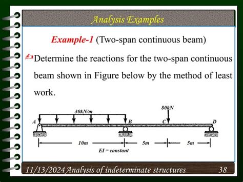 Chapter 2 Part 1 Analysis Of Indeterminate Structures Energy Method Pptx
