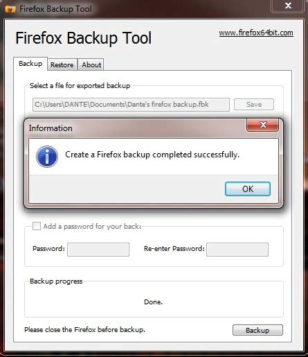 How To Backup And Restore Firefox Browser Completely Settings Favorites Plugins
