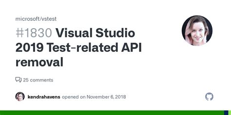 Visual Studio Test Related API Removal Issue Microsoft Vstest GitHub