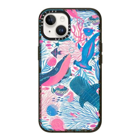 Casetify Ocean Life Iphone Case Blue And Pink In 2025 Casetify Iphone Preppy Phone Case