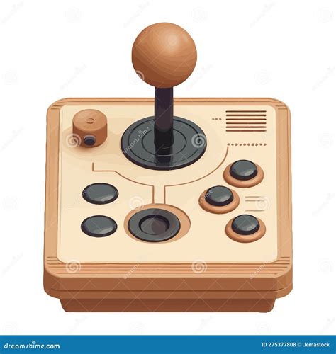 Retro Game Joystick Stock Vector Illustration Of Joypad 275377808