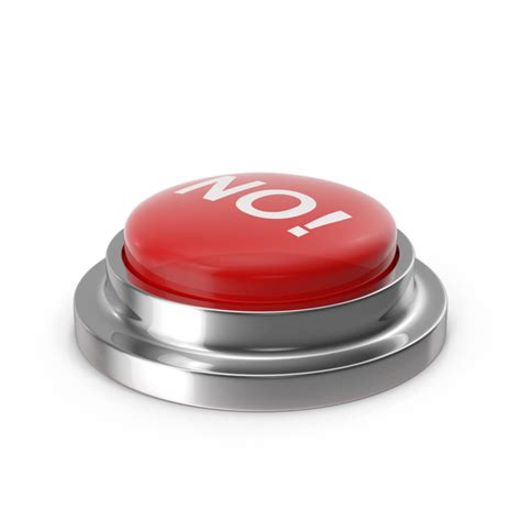 Red No Push Button PNG Images PSDs For Download PixelSquid S11800166E