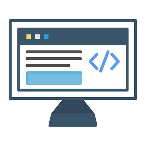 Premium Vector Frontend Development Vector Illustration