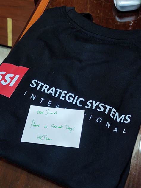 Junaid Rasheed On Linkedin Thank You Strategic Systems International