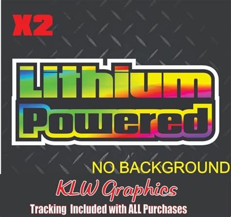 Lithium Powered Multi Color Decal Sticker For Tesla Electric Vehicle Hybrid Sticker Ev Funny