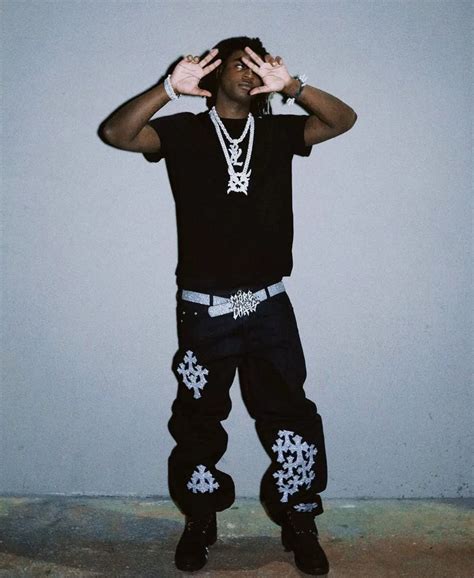 Custom Yvl Playboi Carti Fully Iced Pendant Necklace Infinity Link