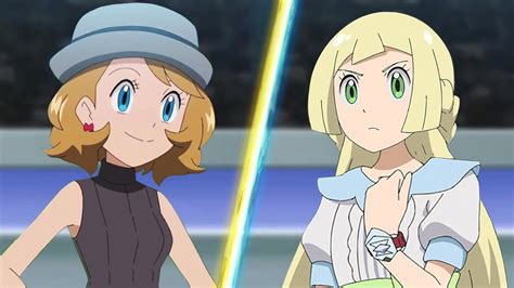 Pokemon Battle Serena Vs Lillie Youtube