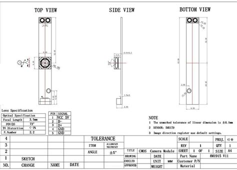 8mp 3264x2448 Auto Focus Imx179 Sensor Cmos Custom Camera Module Mipi 4k Usb Camera Module
