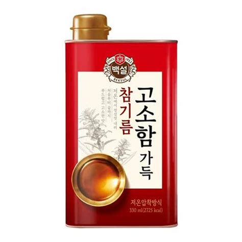백설고소함가득참기름330ml 배민 장보기∙쇼핑