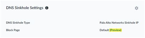 Manage Dns Sinkhole Settings