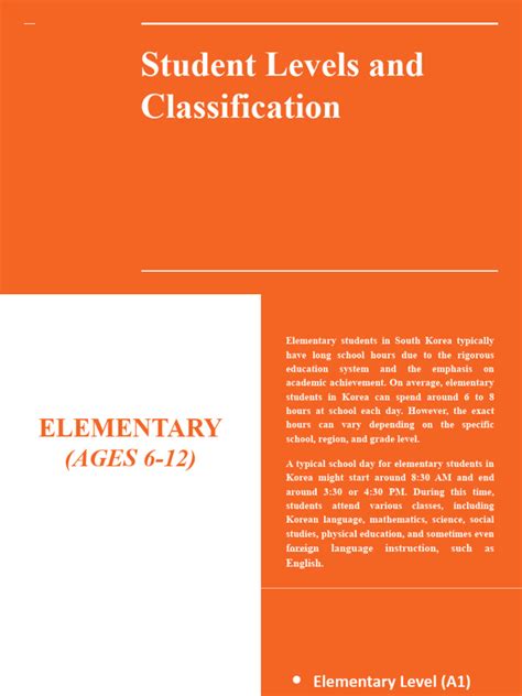 Student Levels And Classifications Pdf Schools Middle Schools